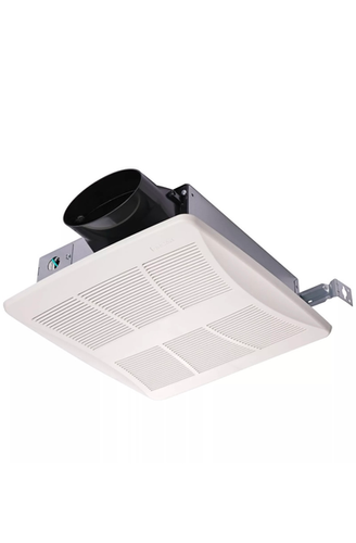 Broan LP510R Lo-Profile DC 100 CFM 1.2 Sone Ceiling Mounted Bath ...