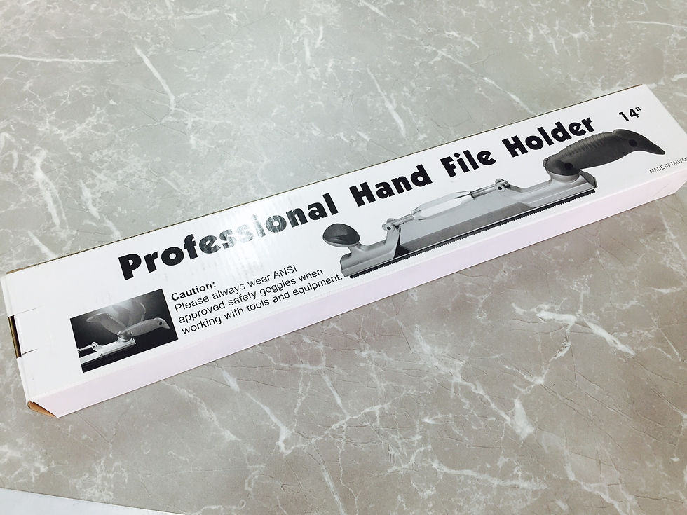 Adjustable File Holder - for file finishing | colourfast-diy