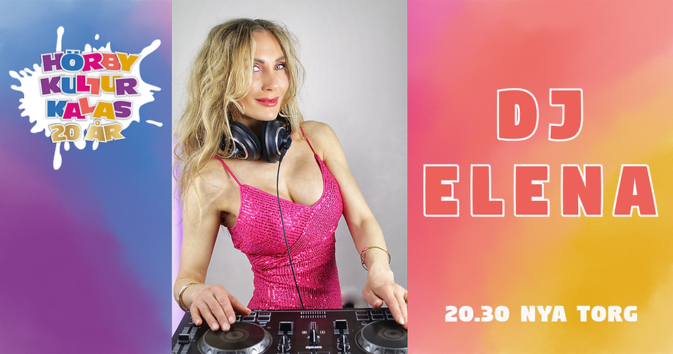 HÖRBY KULTURKALAS HYLLNING TILL ABBA MED DJ ELENA (AKA DJ SHAKE)
