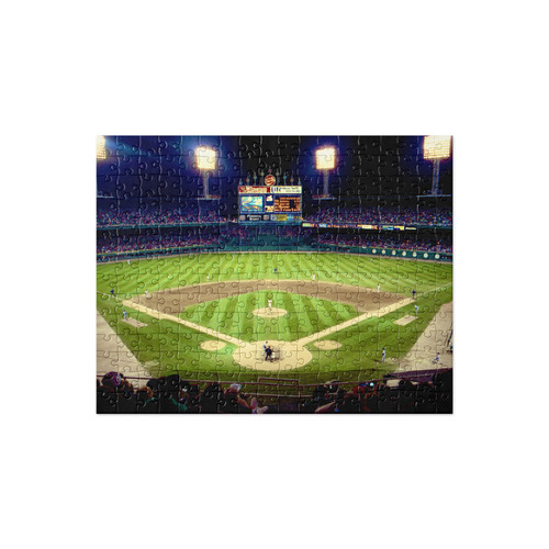 1990 Comiskey Park Final Night Game Puzzle | Stadium Vagabond OLD