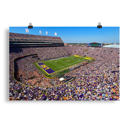 LSU Tigers 2022 Poster | Stadium Vagabond OLD