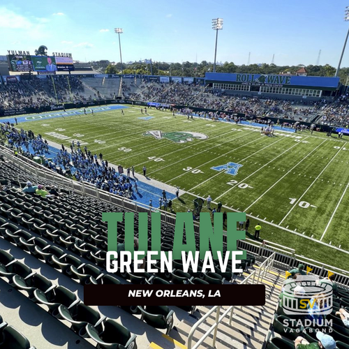 Tulane Green Wave Canvas | Stadium Vagabond OLD