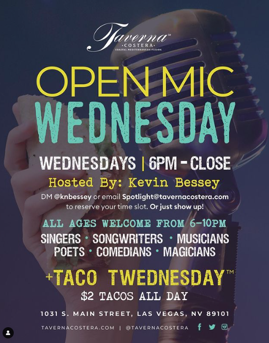 Open Mic Wednesday | NTDLV | NothingtodoLV