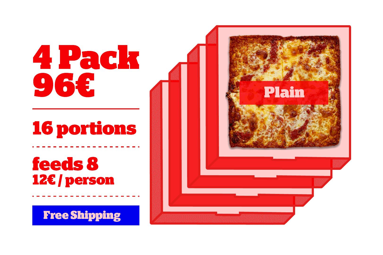 Detroit Deep Dish - 4 Pack | Magic John's