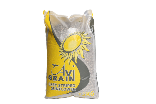Grey Stripped Sunflower 15kg - AVIGRAIN | Bringelly