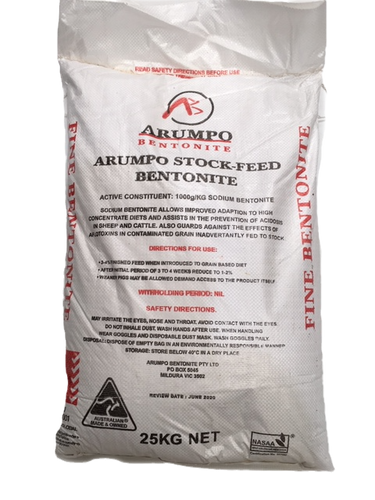 Bentonite Gran 25kg - ARUMPO | Bringelly