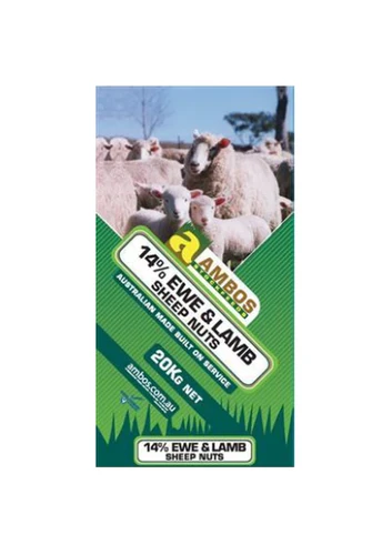 14% Ewe & Lamb Sheep Nuts 20kg-AMBOS | Bringelly