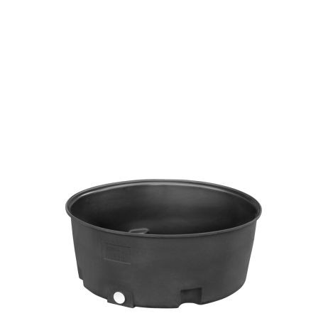 Round Feed Trough 250L (Black)-RAPIDPLAS | Bringelly