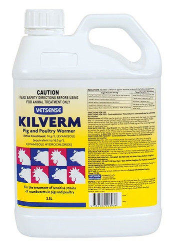 Pig & Poultry Wormer - KILVERM - VETSENSE - CM LABS - WP | Bringelly ...