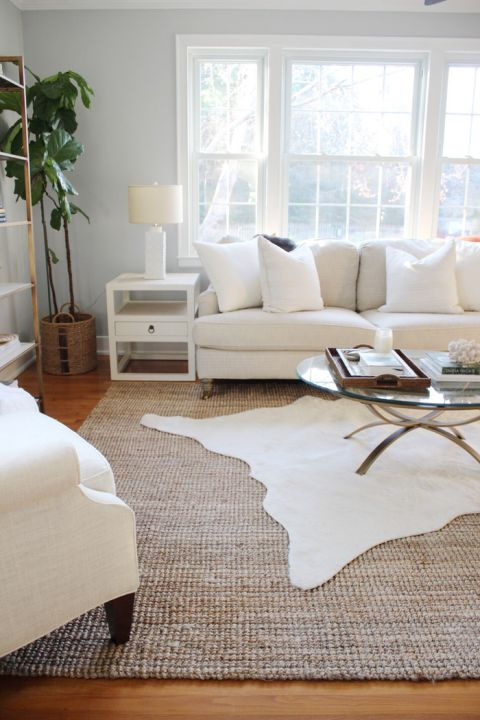 Layered Rugs--a great look that works with any style of decor