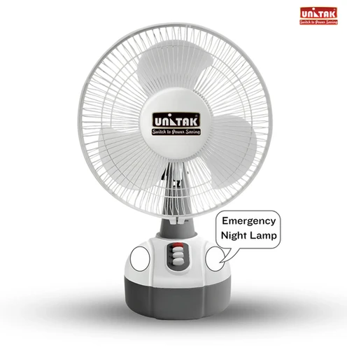 AC - DC Rechargeable Fan ( Inbuilt Battery ) | UNITAK FANS
