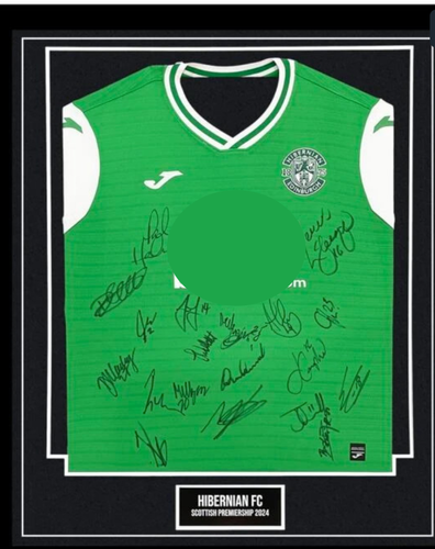 Hibernian Football Top Signed | Bathgate Mosque