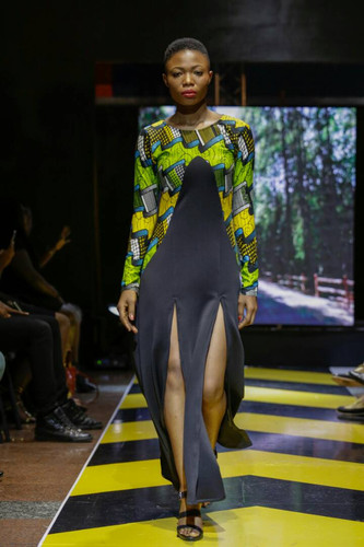 Double Split Long Sleeve Dress | KLC 2021