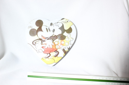 Disney Minnie Mickey Mouse Heart Shaped Tin | Krugersgold