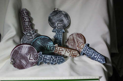 KEY RINGS - Sarcastically big for those who lose keys all the time ...