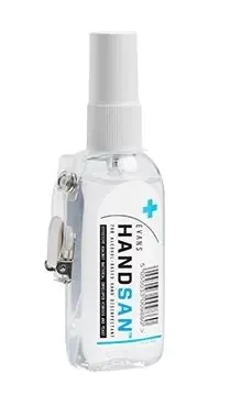 Handsan alcohol hand sanitizer pump top 12 x 75ml | Gwynedd Disposables