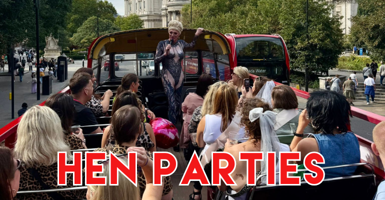Hen party packages | Drag Bus Hen Parties Brighton Belfast London