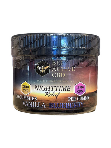 Bee Active CBN Sleep Gummies – Vanilla Blueberry | Bee Active CBD