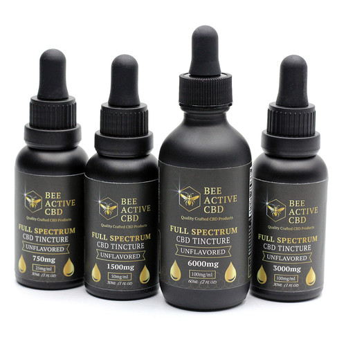 Bee Active CBD Full-Spectrum Tincture Unflavored | Bee Active CBD
