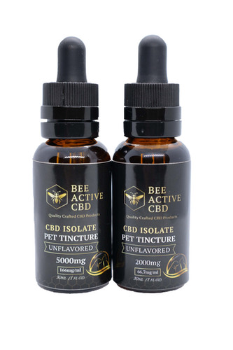 Bee Active CBD Unflavored Pet Tincture | Bee Active CBD