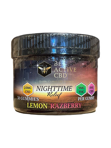 Night Time Relief Full Spectrum Gummy | Bee Active CBD