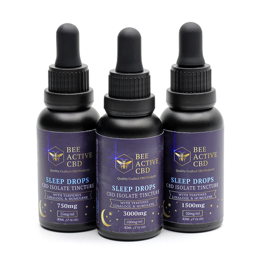 Bee Active CBD Sleep Drops Isolate | Bee Active CBD