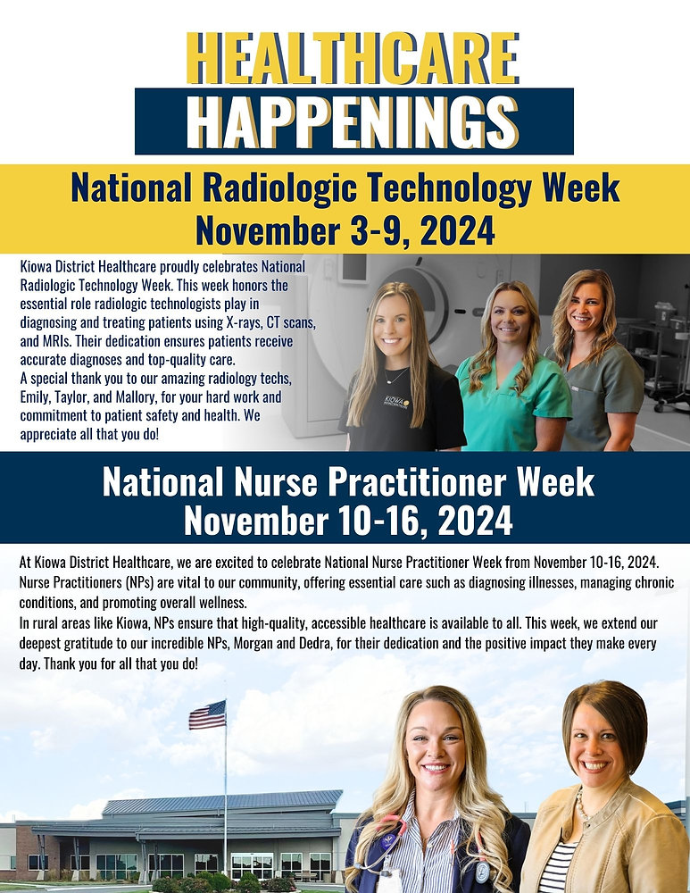HEALTHCARE HAPPENINGS OCTOBER 2024