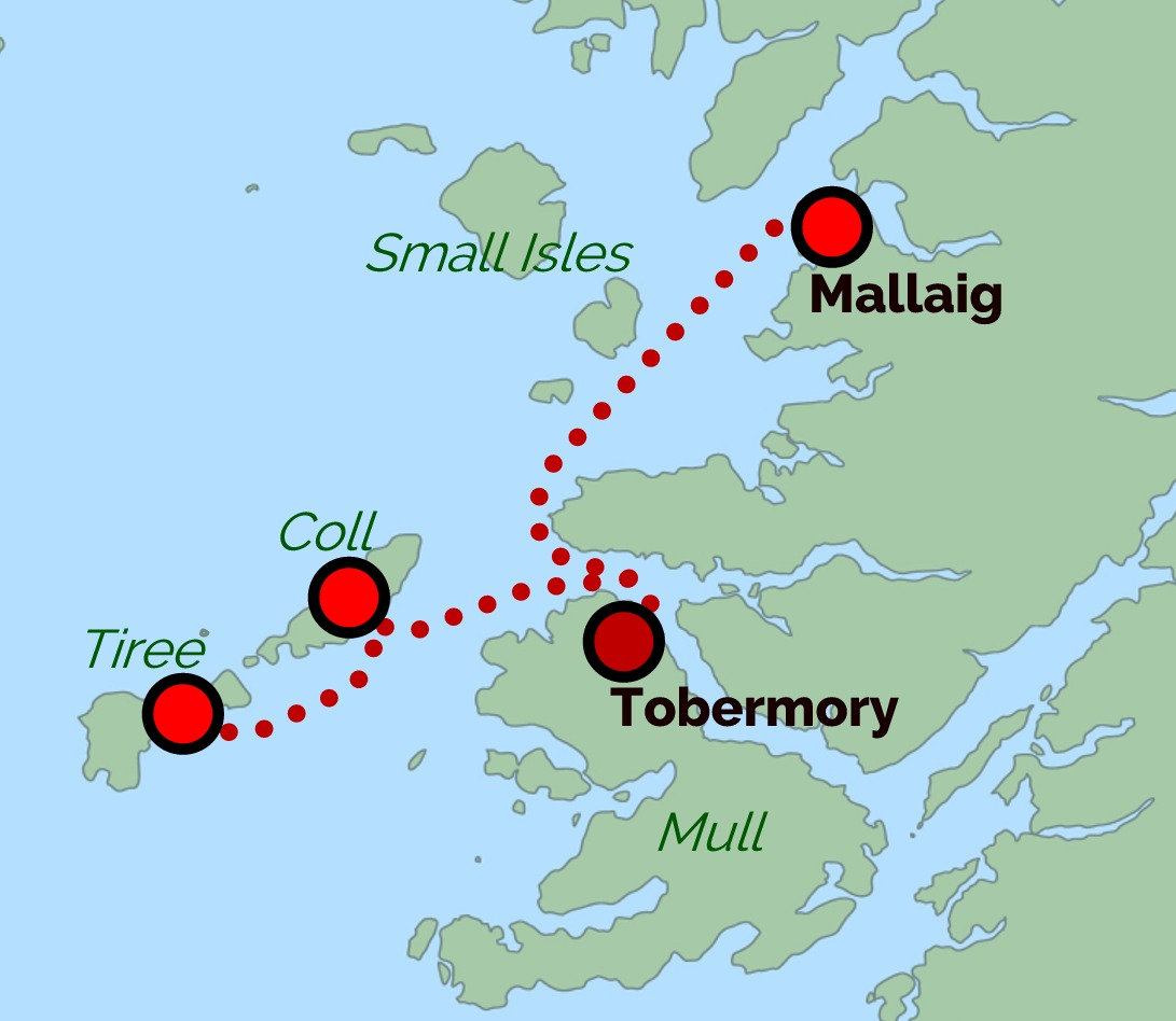 Mallaig - Tobermory - Coll - Tiree