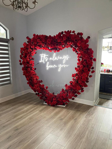 Floral Heart | London Flower Wall