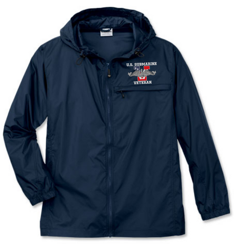 Sub Vet V Lightweight Nylon Jacket | always-a-submariner