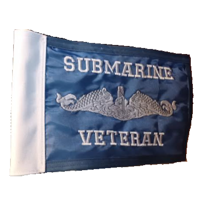 6" x 9" Sub Vet Flag | always-a-submariner