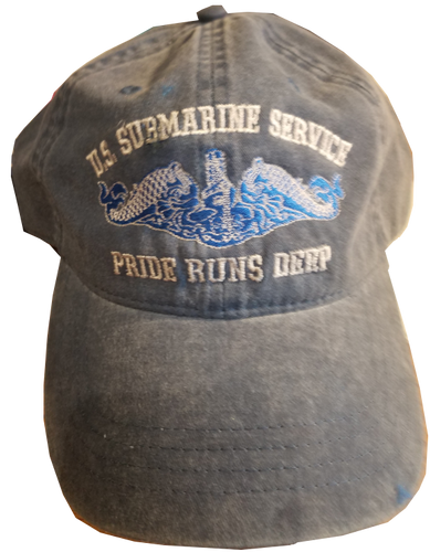 Pride Runs Deep Faded Blue Hat | always-a-submariner
