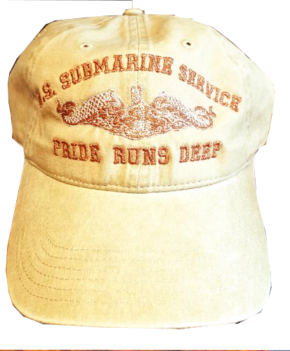 Pride Runs Deep Faded Khaki Hat | always-a-submariner