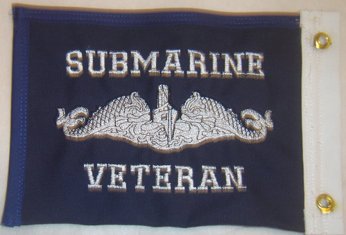 6" x 9" Sub Vet Flag | always-a-submariner