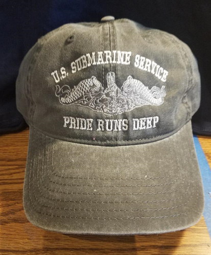 Pride Runs Deep Faded Gray or Faded Black Hat | always-a-submariner