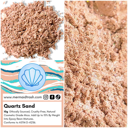 Quartz Sand Mica Pigment | Mermaid Trash