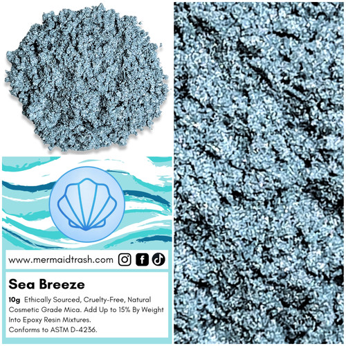 Sea Breeze Mica Pigment | Mermaid Trash