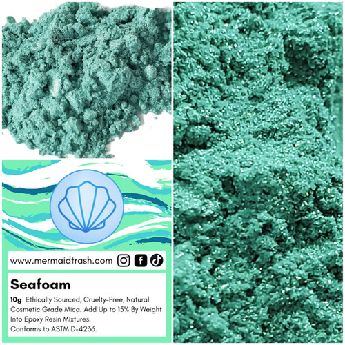 Sea Foam Mica Pigment | Mermaid Trash