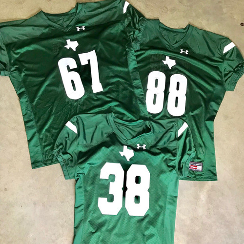 23 x Texas American Football Team Jerseys (Full Team) | The Rag Depot