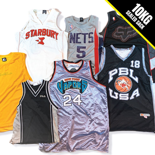 Vintage Basketball Jerseys (10KG SEALED SACK) | The Rag Depot