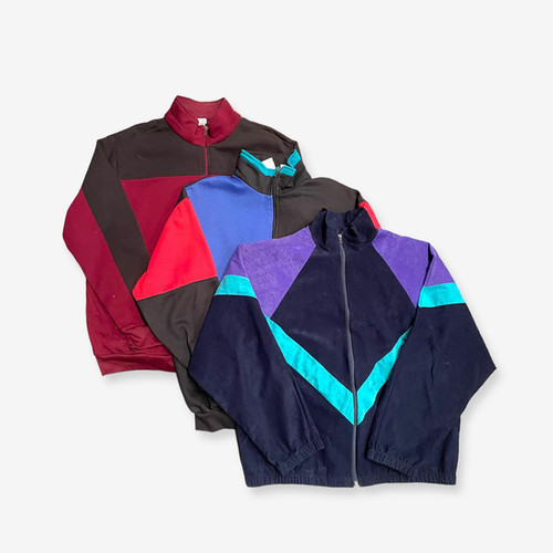 10 x Vintage Unbranded Track Top Mix | The Rag Depot