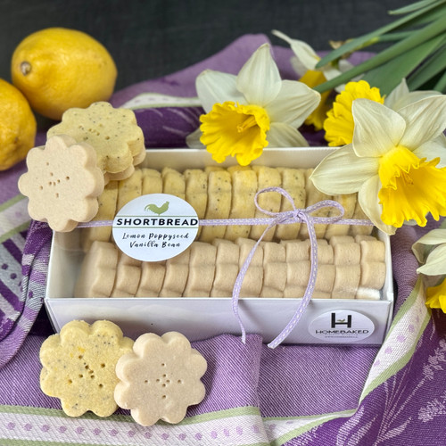 Flower Shortbread Cookies | homebaked