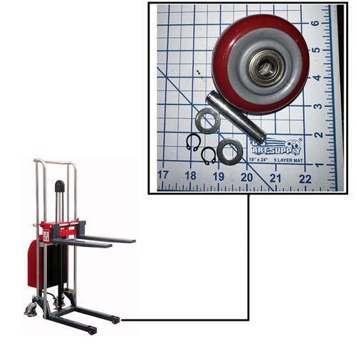 880 lb Capacity Fork Stacker Load Roller Kit | Pakebuy