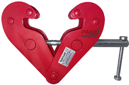 Pake Handling Tools - Beam Clamp, 2200 lb Capacity, Beam Flan Range 2. ...