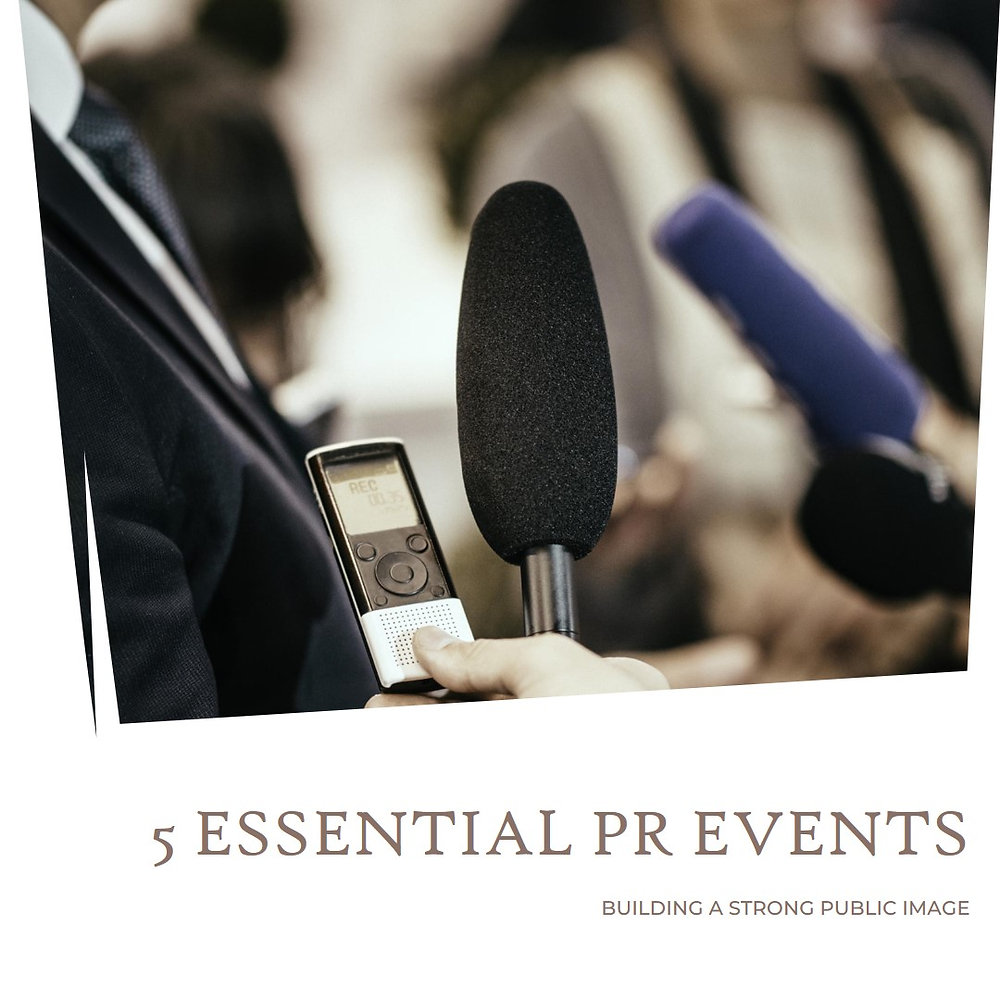 5 Types of PR Events Your Brand or Business Needs