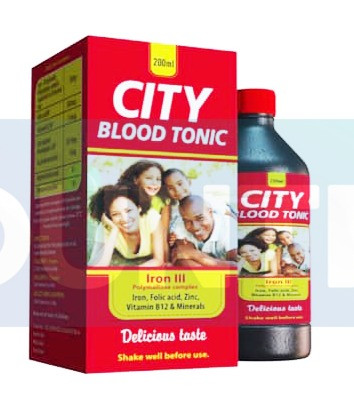 CITY BLOOD TONIC 200ML | Thebeautyandyou