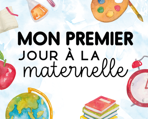 AFFICHE - Mon premier jour à la maternelle | amelieisabelle