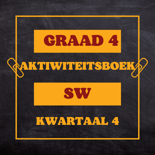 Sosiale Wetenskappe graad 4 Kwartaal 4 Aktiwiteitsboek | Cs Summaries