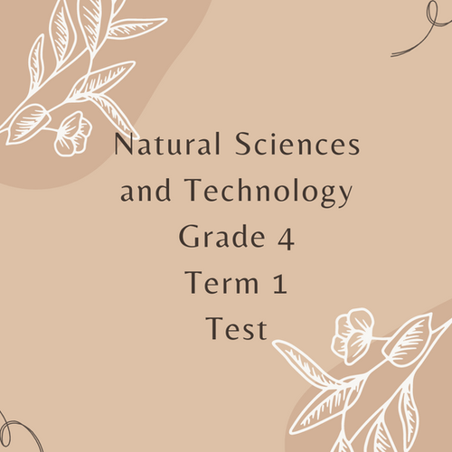 Natural Sciences and Technology Grade 4 Term 1 Test | Cs Summaries