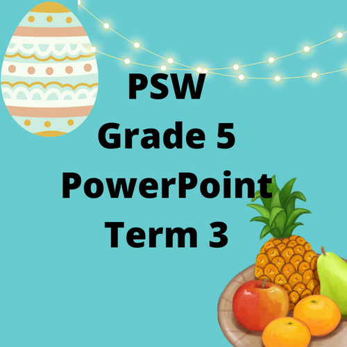 PSW Grade 5 Term 3 PowerPoint | Cs Summaries